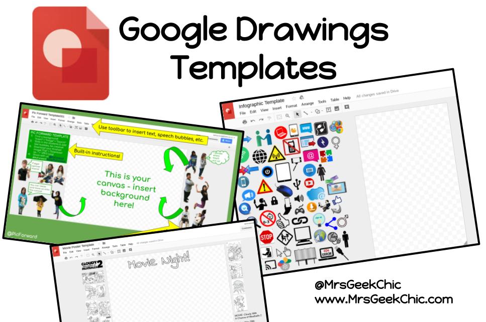Google Drawings Templates Blog Logo (1) - Mrs. Geek Chic